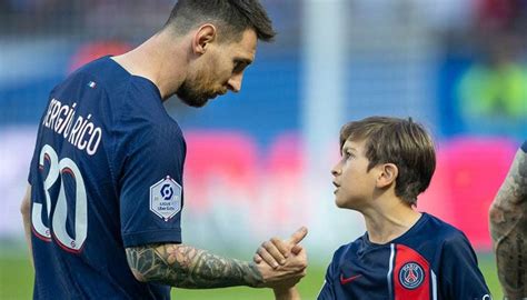 Lionel Messi S 10 Year Old Son Thiago Messi Joins Inter Miami S Under