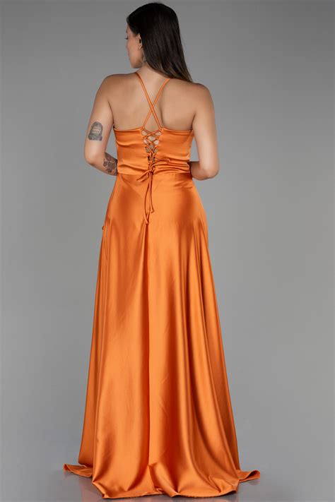 Long Black Satin Prom Gown Abu Abiyefon