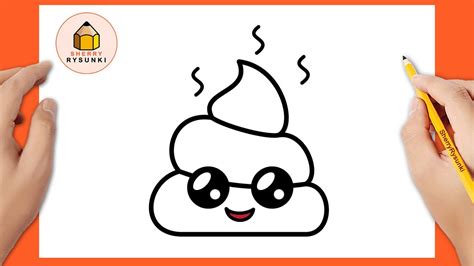 Jak narysować kupę kawaii Łatwe rysunki YouTube