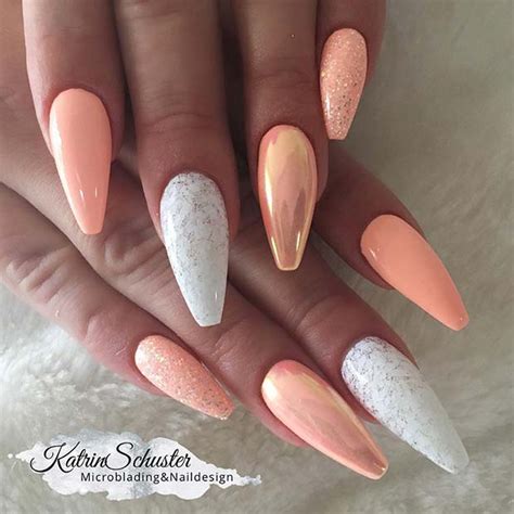 43 Crazy Gorgeous Nail Ideas For Coffin Shaped Nails StayGlam