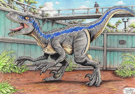Jurassic World Blue By Tadeu Costa On Deviantart