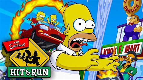 THE SIMPSON HIT AND RUN PC HACIENDO EL 100 VAMOS CON MARGE POR