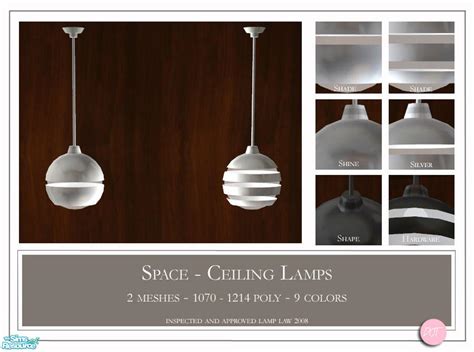 The Sims Resource Space Ceiling Lamp
