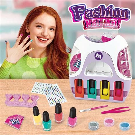 Kinder Nagelkunst Set Mit Selbstklebender Nagelmaschine Prinzessin