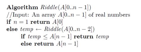 get answer trace the stack of this recursive algorithm using input below transtutors