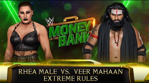 Intergender Full Match Veer Mahaan Vs Rhea July Wwe