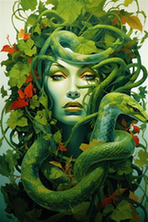 Medusa Poster Poster Slang Pop Kunst Griekse Mythologie 51x71cm