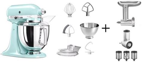 KitchenAid Küchenmaschine ARTISAN 175PS eisblau Kochprofi Set