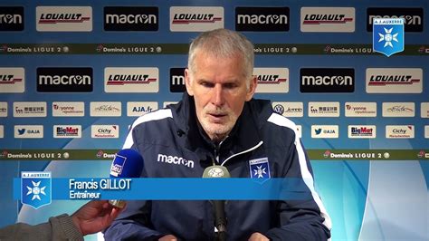 Conf Rence De Presse De Francis Gillot Avant Aja Ch Teauroux Vid O