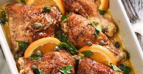 Cuisse De Poulet Au Citron Et Aux Herbes Rapide Recette De Cuisse