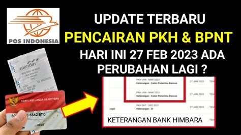 UPDATE TERBARU PENCAIRAN PKH TAHAP 1 2023 LEWAT HIMBARA DAN PT POS