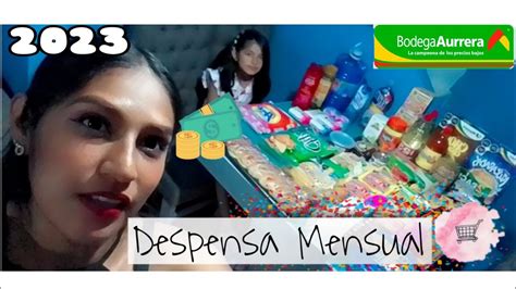 AUMENTÓ CANASTA BASICA Despensa mensual Bodega Aurrera