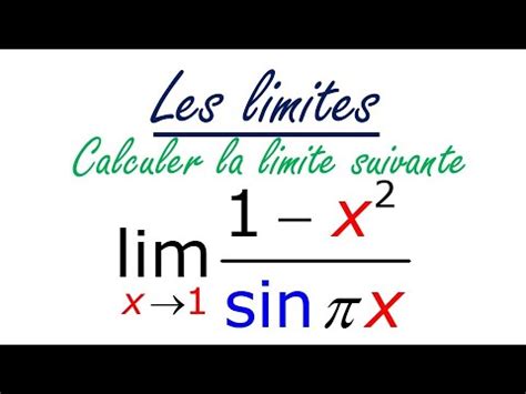 Limite d une fonction trigonométrique 2 YouTube