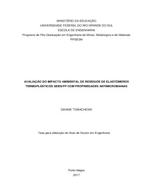 Fillable Online Programa De Ps Graduao Em Engenharia De Minas Fax