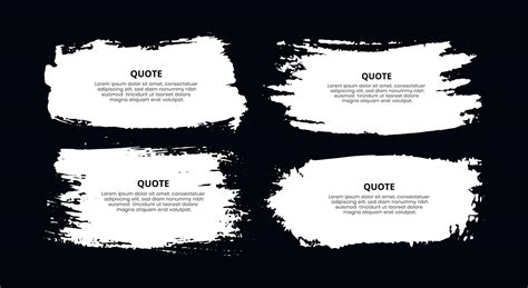 Quote Box Frame Big Set Quote Box Icon Texting Quote Boxes Blank