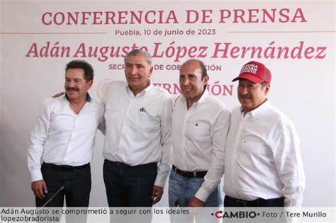 Nacho Mier arropa a Adán Augusto con 35 mil poblanos en Tecamachalco