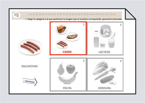 Clasificación de alimentos en cuatro categorías Clasificación del