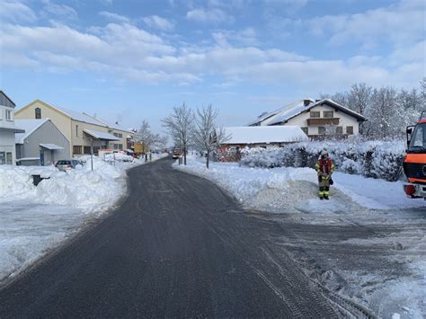 Gasaustritt im Gebäude Freiwillige Feuerwehr Poing