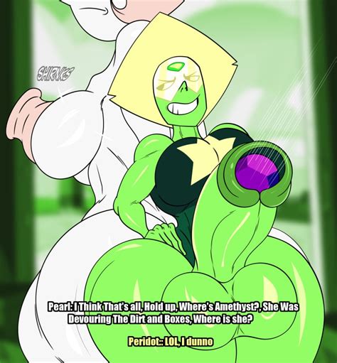 Rule 34 1futa 1girls Amethyst Steven Universe Annoyed Areolae Big Breasts Big Penis Breast