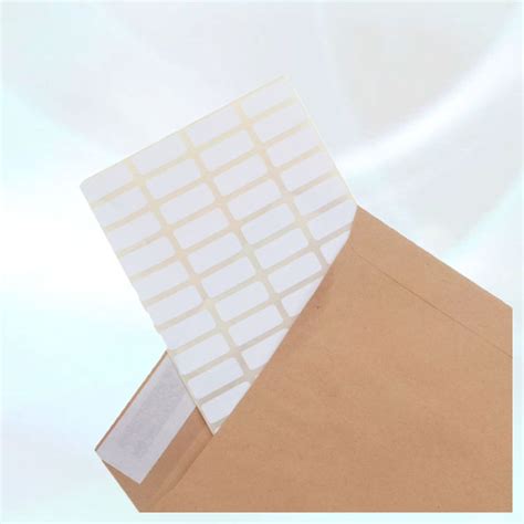 Small Blank White Self Adhesive Sticky Printer Labels Rolls 10X25mm 1x0