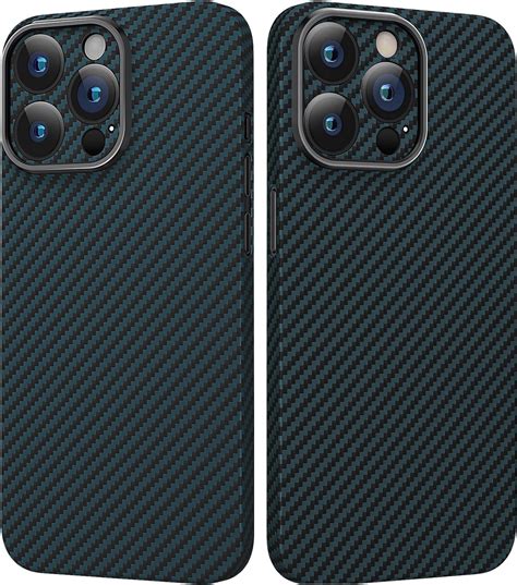 Memumi Fibra De Carbono Funda Para IPhone 15 Pro MAX 0 5 Mm De Carbono