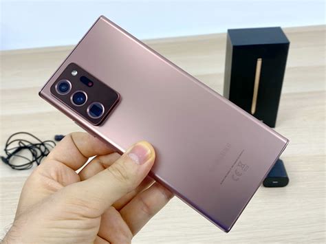 Samsung Galaxy Note Ultra G Unboxing L Avem Pe Mystic Bronze I
