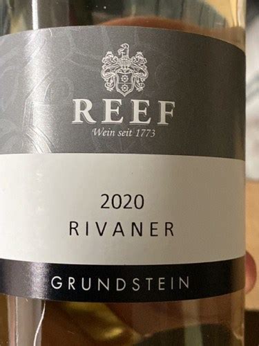 Weingut Reef Grundstein Rivaner Vivino US