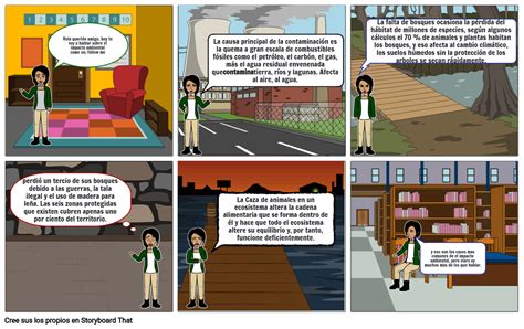 IMPACTO AMBIENTAL Storyboard By 8db531ed