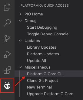 Platformio Ide For Vscode Platformio V Documentation