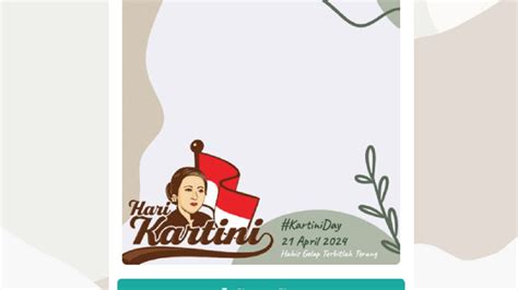 10 Link Twibbon Hari Kartini 2024 Desain Menarik Dan Gratis Cocok