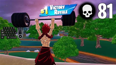 81 Elimination Solo Vs Squads Zero Build Wins Full Gameplay Fortnite