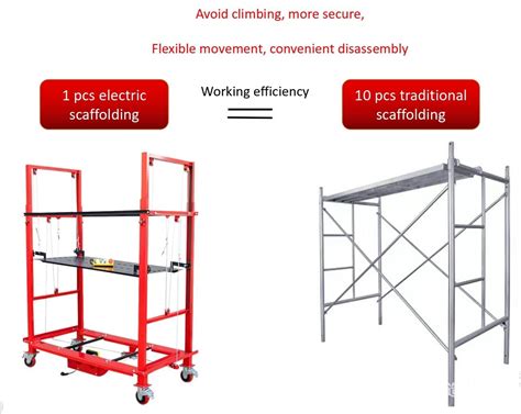 China Foldable Electric Scaffolding Lift Platform Electric Scaffold