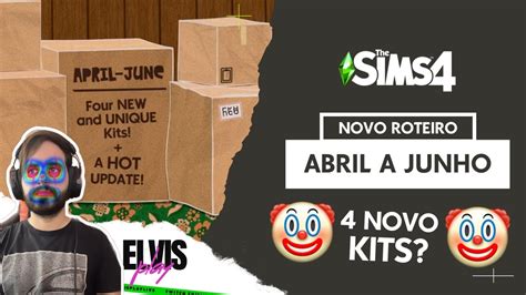 Novo Roteiro para os próximos lançamentos do The Sims 4 Abril a Junho