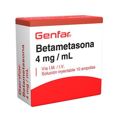 Betametasona 4 mg ml Solución Inyectable Mifarma