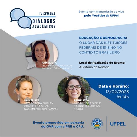 Coordenação de Comunicação Social Semana de Diálogos Acadêmicos