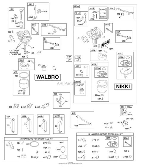 Nikki Carburetor Assembly Diagram