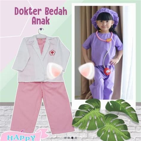 Jual Baju Dokter Bedah Anak Perempuan Kostum Dokter Anak Baju Profesi