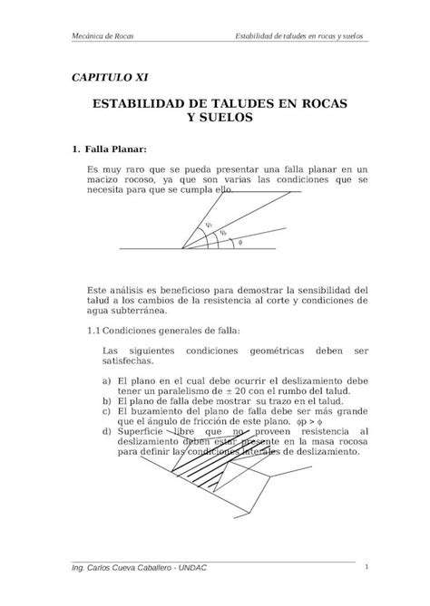DOC Estabilidad De Taludes En Rocas Y Suelos PDFSLIDE NET