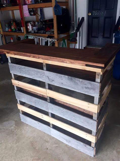 Build A Pallet Bar Step By Step Instructions 101 Pallet Ideas