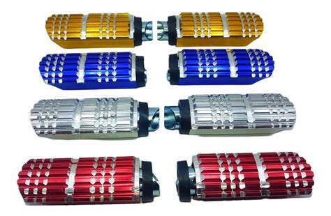 Posapies Aluminio Moto Universales Traseros Colores A Elegir Meses
