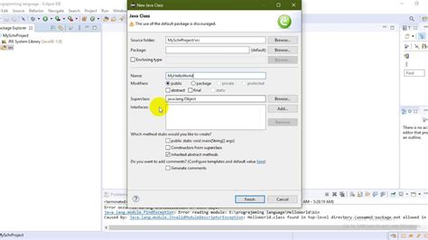 How To Create A New Project In Eclipse IDE YouTube
