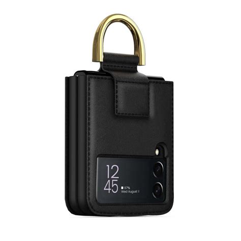 Θήκη Tech Protect Wallet Chain για Samsung Galaxy Z Flip 4 Black