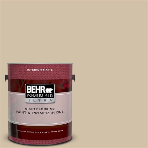BEHR Premium Plus Ultra 1 Gal UL160 17 Baja Matte Interior Paint And