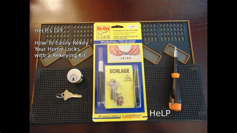 48 How To Easily Rekey Your Door Lock With A Rekeying Kit YouTube