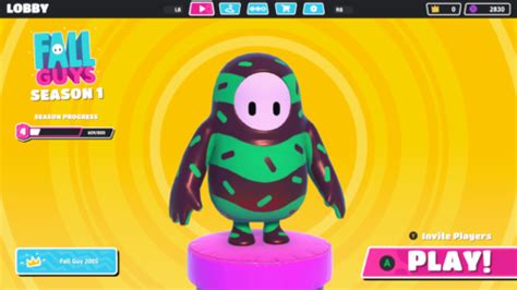 Fall Guys Ultimate Knockout Interface In Game Video Game UI