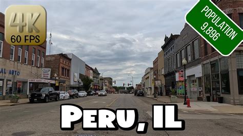 Driving Around Small Town Peru Illinois In 4k Video YouTube
