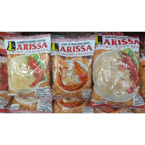 Jual Kz Larissa Kerupuk Udang Ori Pedas G G Shopee Indonesia