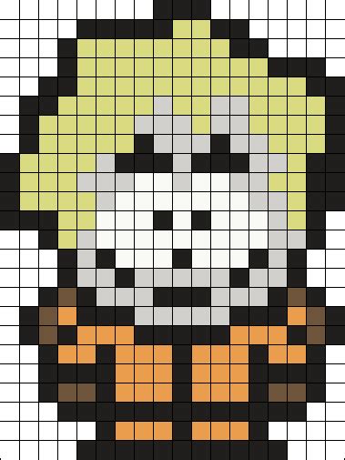 Juggalo Kenny South Park Perler Bead Pattern Bead Sprites
