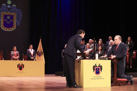 Rafael López Aliaga juró como nuevo alcalde de Lima Noticias