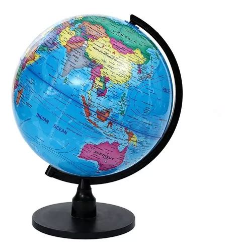 Globo Terráqueo Mapamundi Giratorio Con Base 25cm Cuotas sin interés